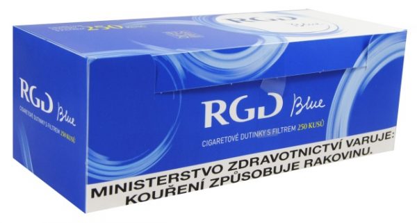 RGD Blue 250ks cigaretové dutinky - Etabak.com